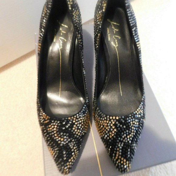 Lola Cruz | Shoes | Anthropologie Lola Cruz Bibi Lou Crystal Heel Pumps New Sz 9 39 | Poshmark
